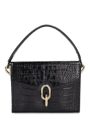 ANINE BING ANINE BING Mini Colette Embossed Leather Bag - Black