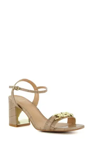Dune London Manual Ankle Strap Sandal - Taupe