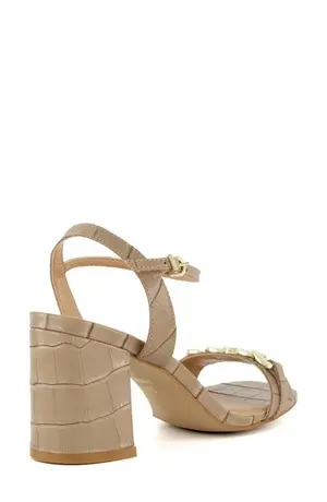Dune London Manual Ankle Strap Sandal - Taupe