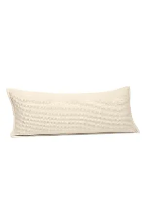 BOLL & BRANCH Organic Cotton Waffle Accent Pillow Cover Natural