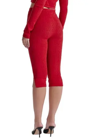 House Of Cb Abigail Pointelle Capri Pants