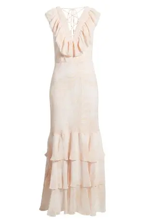 Ted Baker London Sheriil Ruffle Maxi Dress