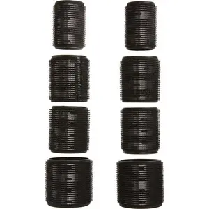 KITSCH Assorted 8-pack Ceramic Thermal Hair Rollers - Black
