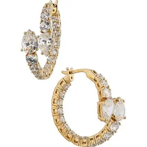 NADRI Nadri Emerald Isle Cubic Zirconia Hoop Earrings