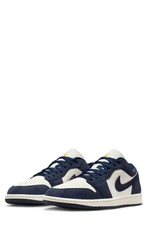 JORDAN Air 1 Low Se Basketball Sneakers - Obsidian/obsidian