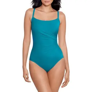 MIRACLESUIT® Rock Solid Starr One-piece Swimsuit - Maldives Blue