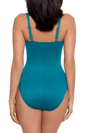 MIRACLESUIT® Rock Solid Starr One-piece Swimsuit - Maldives Blue