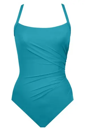 MIRACLESUIT® Rock Solid Starr One-piece Swimsuit - Maldives Blue
