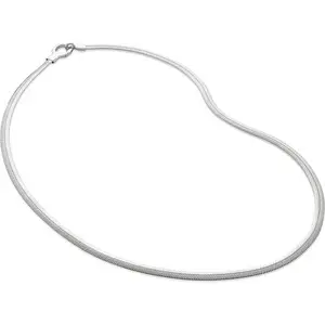 Monica Vinader Wide Snake Chain Necklace - Sterling Silver