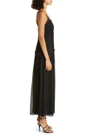 JASON WU Layered Silk Maxi Slip Dress
