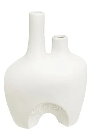 RENWIL Pioneer Decorative Ceramic Vase - Off-white