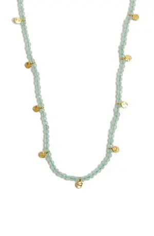 Argento Vivo Hammered Beaded Necklace
