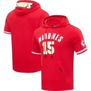 PRO STANDARD Patrick Mahomes Kansas City Chiefs Player Name & Number Hoodie T-shirt - Red