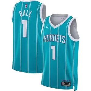 JORDAN BRAND Lamelo Ball Charlotte Hornets Icon Edition Swingman Jersey - Teal