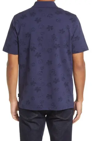 Ted Baker London Tyssen Jacquard Floral Polo Shirt