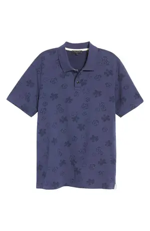 Ted Baker London Tyssen Jacquard Floral Polo Shirt