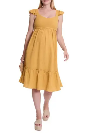 Cache Coeur Ruffled Day Dresses