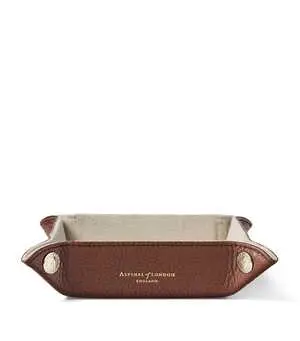 ASPINAL OF LONDON Mini Leather Tidy Tray