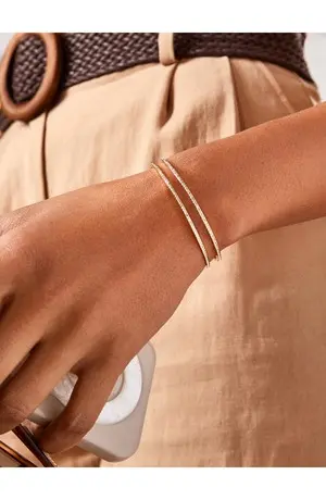 Baublebar Val Pavé Double Cuff Bracelet