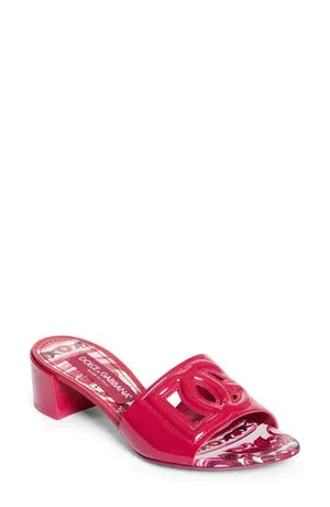 Dolce & Gabbana Interlock Logo Slide Sandal