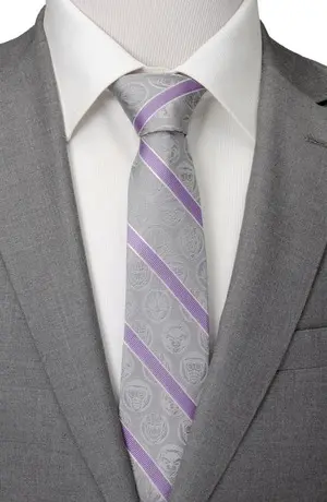 CUFFLINKS, INC. Striped Neck Tie - Gray