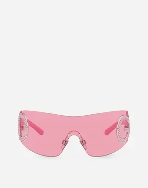 Dolce & Gabbana Re-edition Sunglasses - Pink With Pink Strass