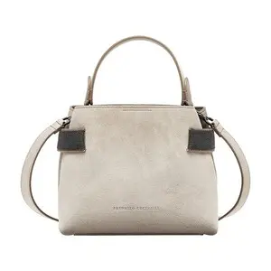 Brunello Cucinelli Suede Bag - Hazelnut