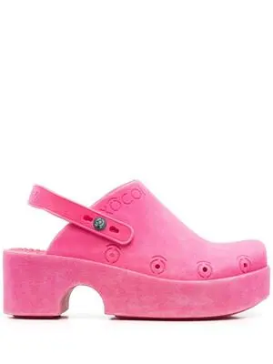 XOCOI Xocoi Slingback Platform Mules - Purple