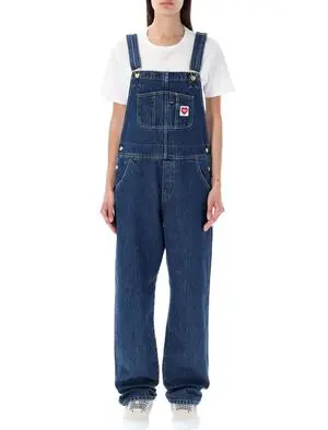 Carhartt Work In Progress W' Nash Overall Straight Jumpsuit - Blue Stone Washed