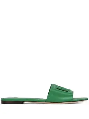 Dolce & Gabbana Dolce & Gabbana DG Millennials Slide Sandals - Green