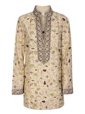 Tory Burch Tory Burch Silk Shirt - Green