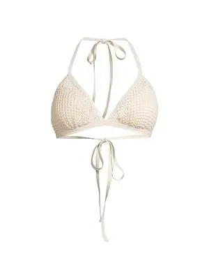 Robin Piccone Women's Pua Triangle Bikini Top - Ecru  - Ecru