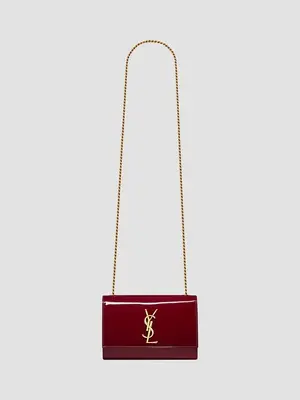 Saint Laurent Kate Patent Leather Shoulder Bag