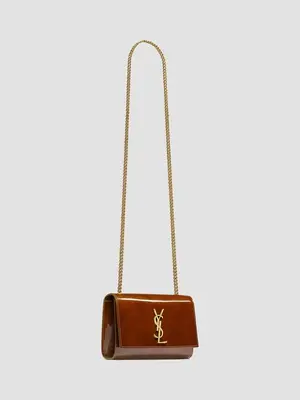 Saint Laurent Kate Patent Leather Shoulder Bag
