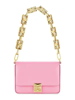 Givenchy Women's Medium 4G Bag In Box Leather With Chain - Bright Pink - Bright Pink  - Bright Pink