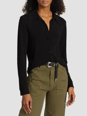 NILI LOTAN Celestine Button-front Blouse