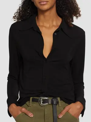 NILI LOTAN Celestine Button-front Blouse