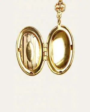 BEN-AMUN Oval Locket Pendant Necklace