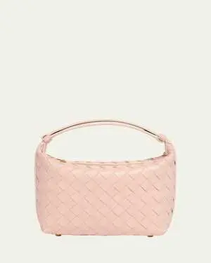 Bottega Veneta Mini Wallace Top Handle Bag - Cameo