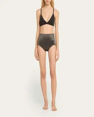 Spanx High-rise Stretch Briefs - Silver Moon