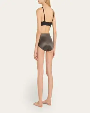 Spanx High-rise Stretch Briefs - Silver Moon
