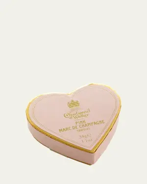 CHARBONNEL ET WALKER Pink Marc De Champagne Truffles In Heart Box - One-color