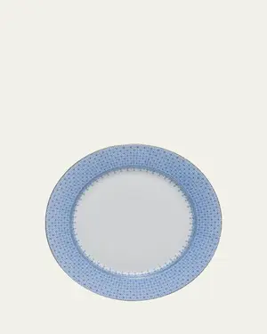 MOTTAHEDEH Cornflower Lace Bread & Butter Plate - Lt. Blue