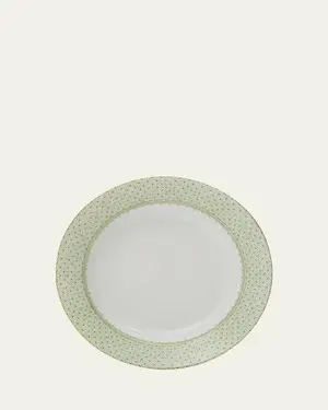 MOTTAHEDEH Apple Lace Rim Soup Bowl - Ltgrn