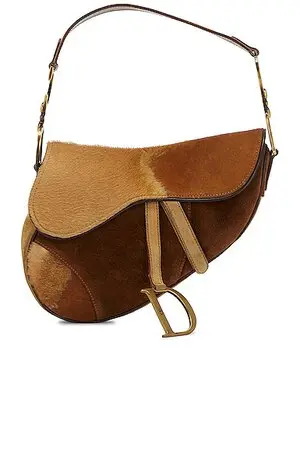 Dior Saddle Bag In Brown