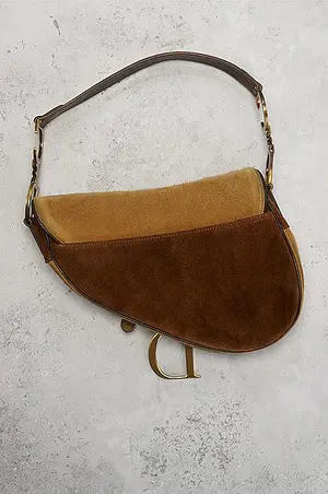 Dior Saddle Bag In Brown