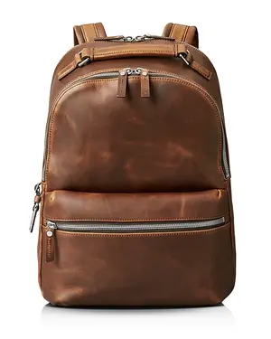 Shinola Distressed Runwell Backpack - Medium Brown