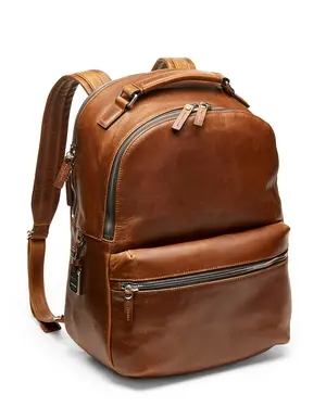 Shinola Distressed Runwell Backpack - Medium Brown