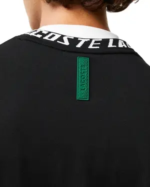 Lacoste Jacquard Logo Collar Tee