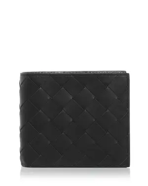 Bottega Veneta Intrecciato Leather Bifold Wallet Multi-nero